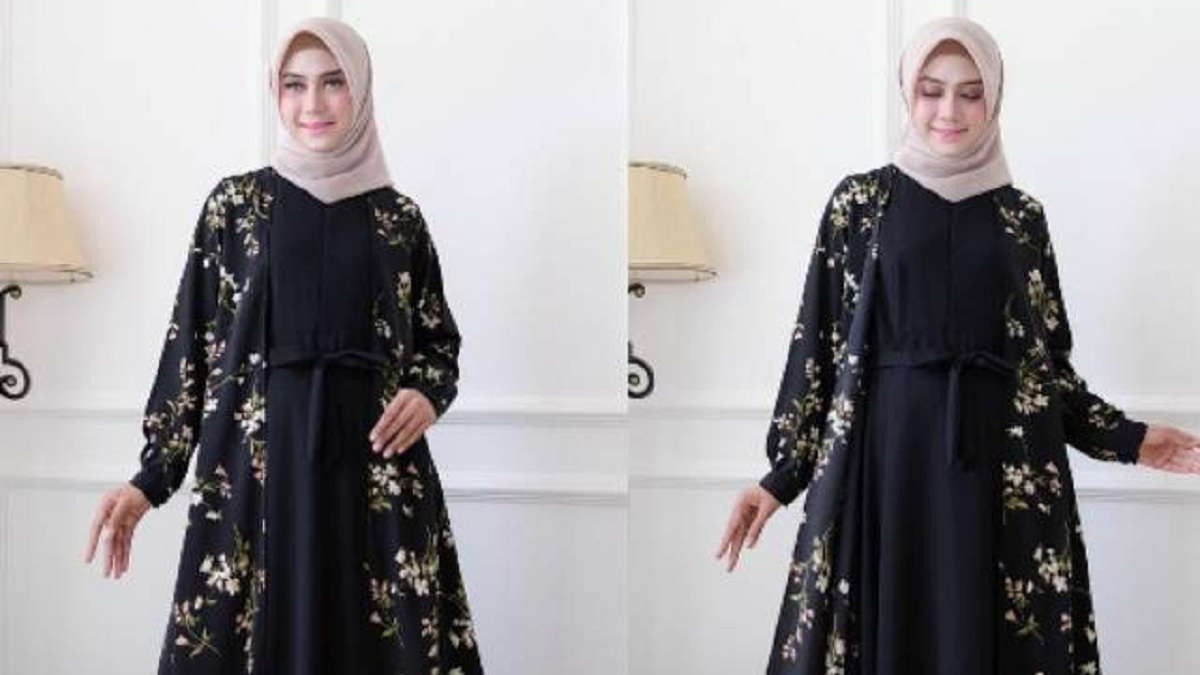 OOTD Bukber Gamis Hitam yang Elegan - TOPWISATA